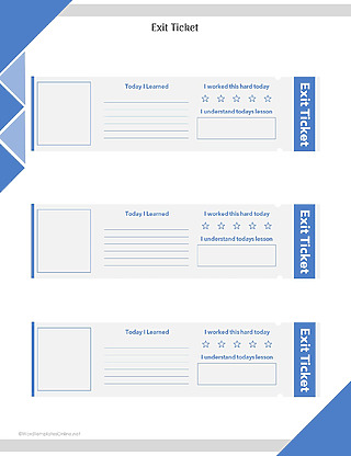 20 Free Exit Ticket Templates (Word, Google Docs, PDF)