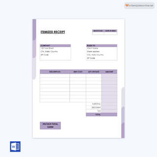 16 Free Hotel Receipt Templates (Word, Excel)