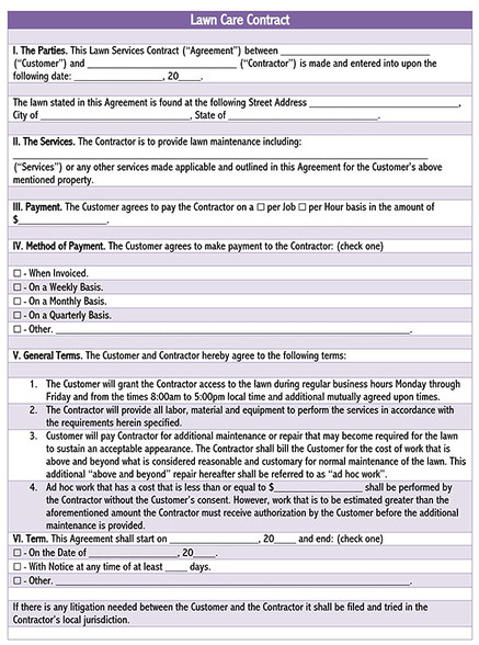 Free Caretaker Service Agreement Templates (Word | PDF)