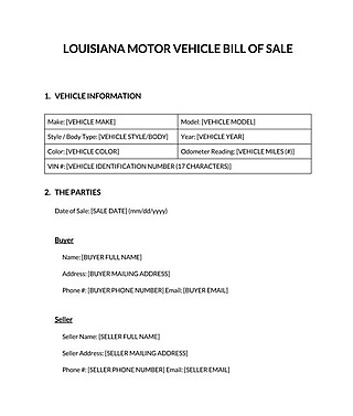 Free Michigan Vehicle Bill of Sale Form | Form TR-207