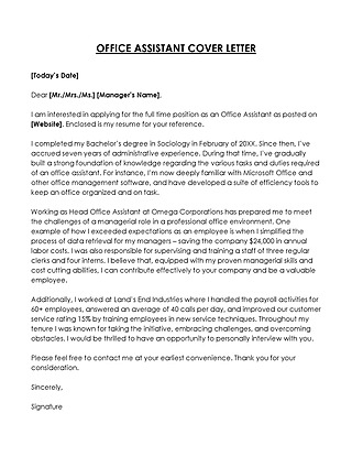 Clerical Cover Letter Examples (18 Free Templates)