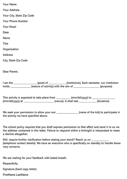 Leave Permission letter: How to Write (Samples)