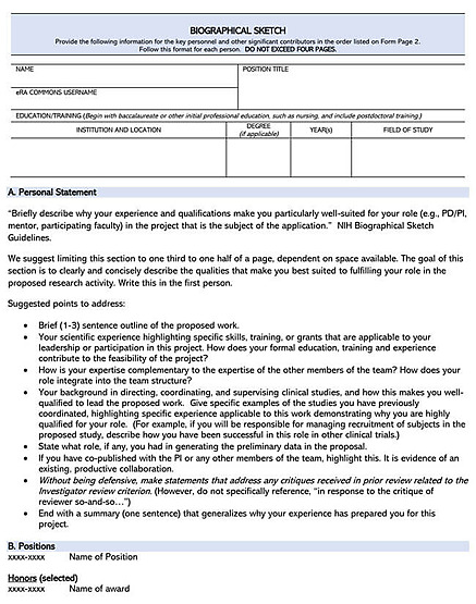 30 Personal Biography Examples & Free Templates