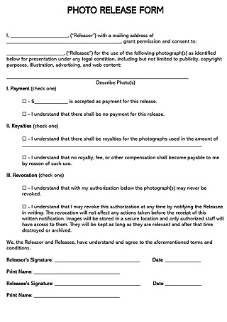 100s of Free Release Forms & Templates (Editable)