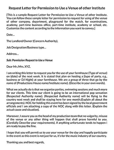 Permission Letter for Event Samples | How to Ask (Tips)