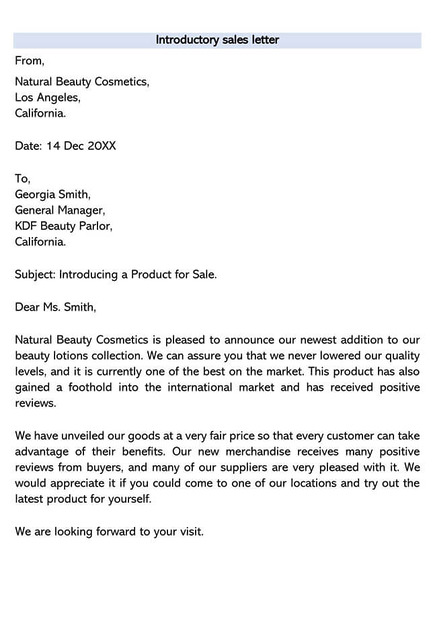 Letter of Introduction: 20 Examples and Overview