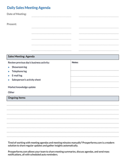 8 Free Meeting Notes Templates