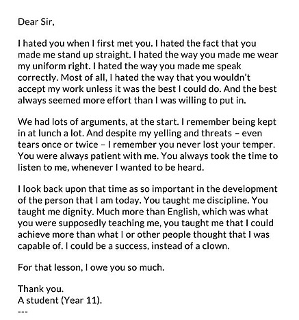 12 Best Examples of Thank You Letter for Your Friend