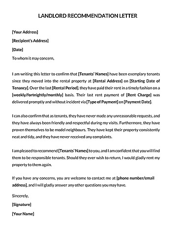 100s of Free Recommendation Letter Templates (Editable)