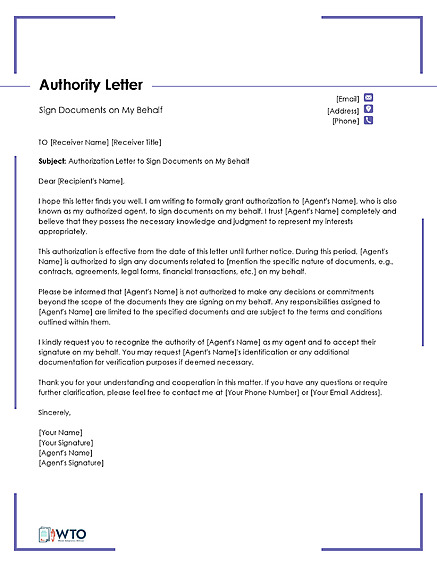 Revocation of Authorization (Sample Letters)