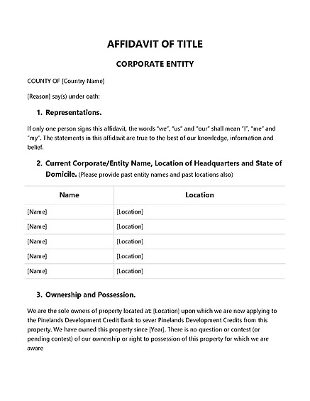 21 Free Affidavit Templates & Forms
