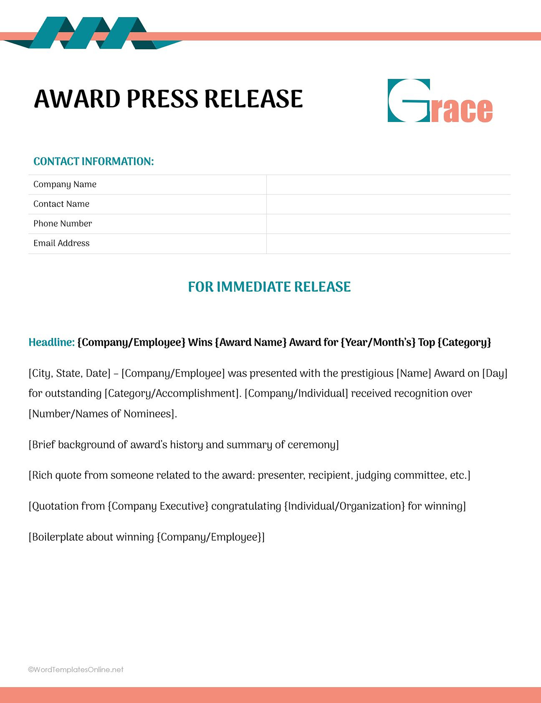 Free Press Release Templates (Editable) - Word, Google Docs