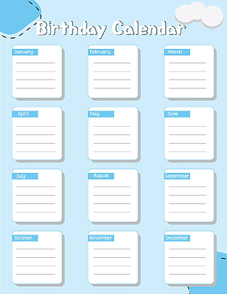 20 Free Birthday Calendar Templates (100% Editable)