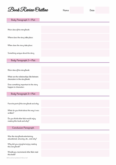 Printable General Color Charts (Word | PDF)