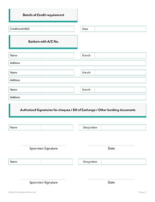 Free Credit Application Form Templates to Edit