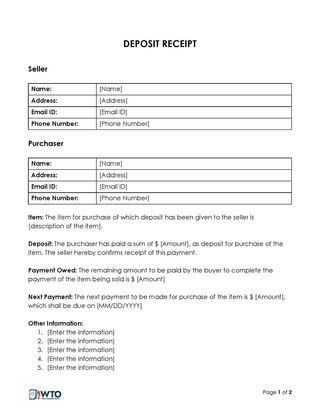 28 Free Hotel Receipt Templates (Editable)