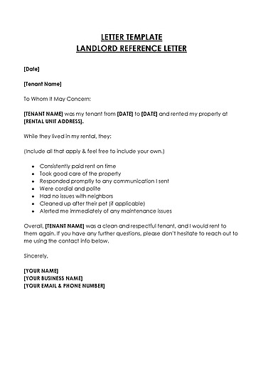 Character Reference Letter Examples (Court, Immigration)