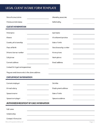14 Free Client Intake Forms and Templates