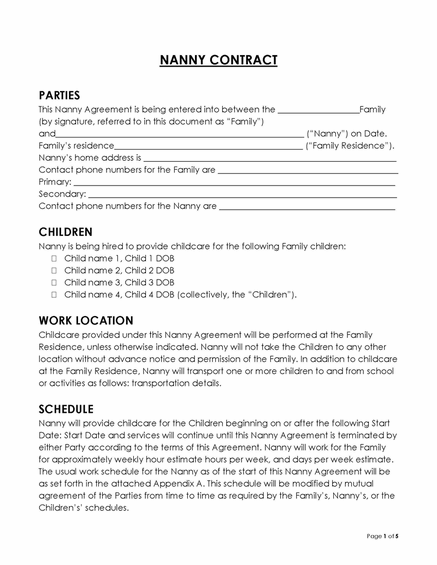 16 General Service Contract Templates (Free Downloads)