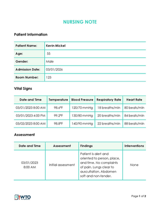 Nursing Notes: How to Write (10 Best Examples)