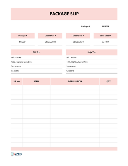 12 Free Packing Slip Templates (Word - Excel)