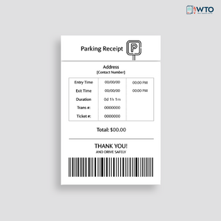 12 Free Parking Receipt Templates
