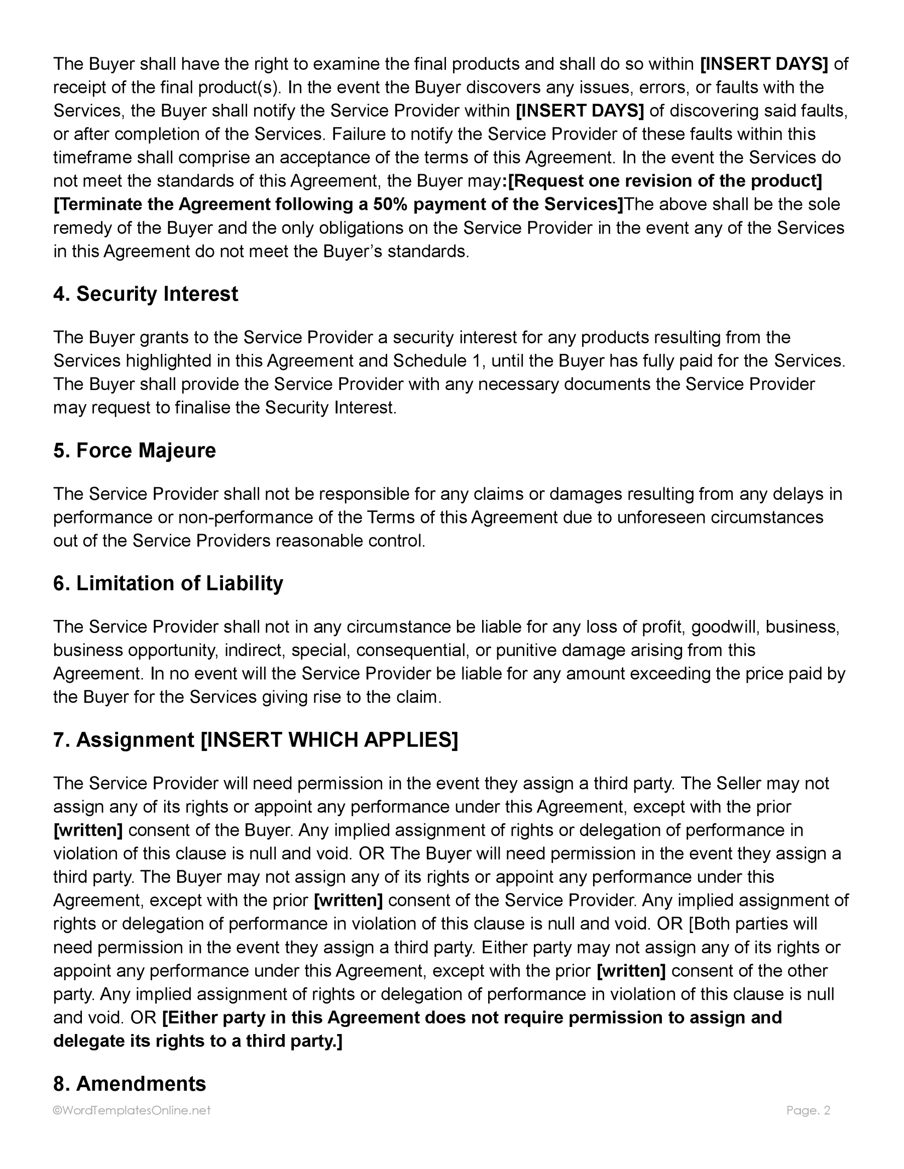 Free Business Contract Template (Word, Google Docs)