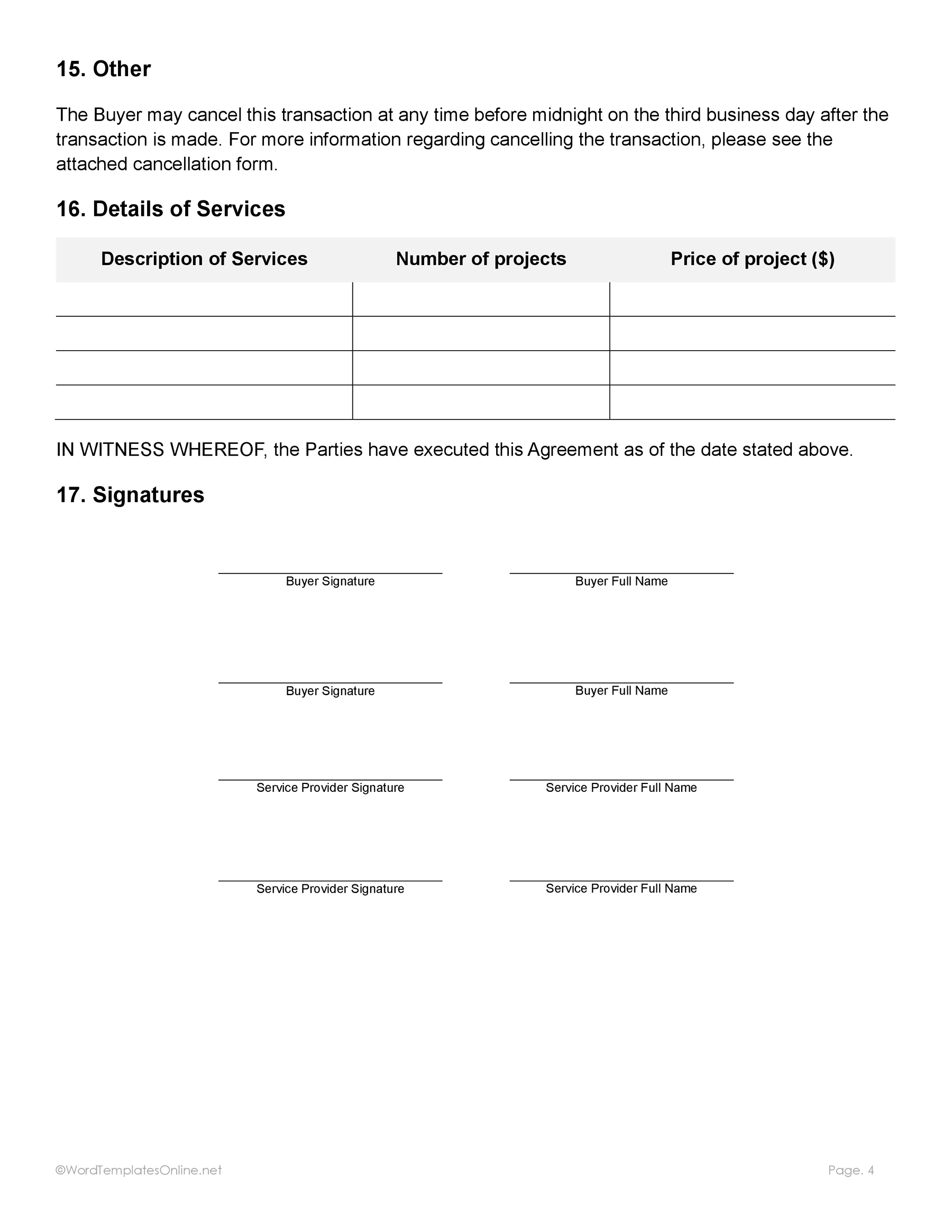 Free Business Contract Template (Word, Google Docs)