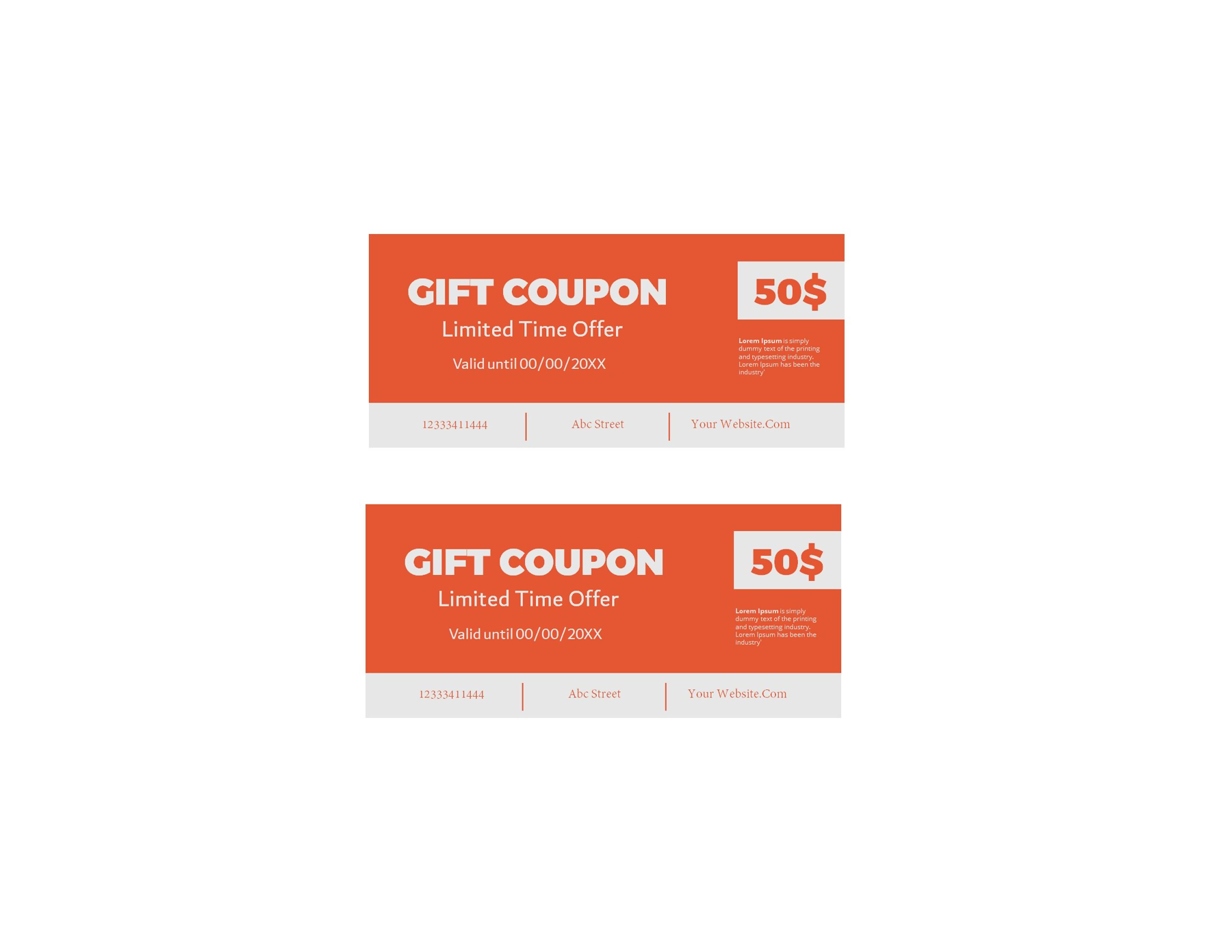 18 Free Coupon Templates (Edit in Word and PowerPoint)
