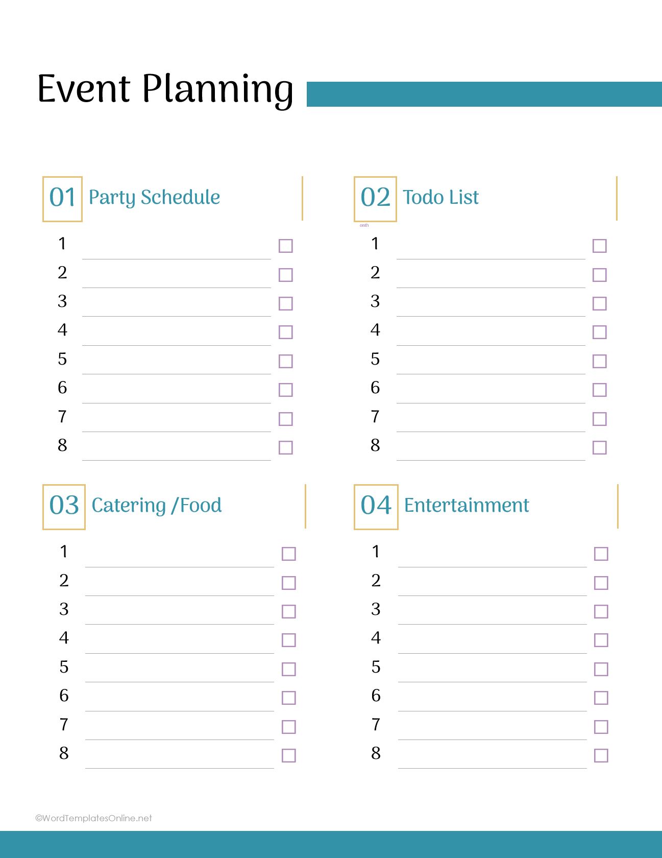 Plan Like a Pro: 10 Free Event and Party Planning Checklists