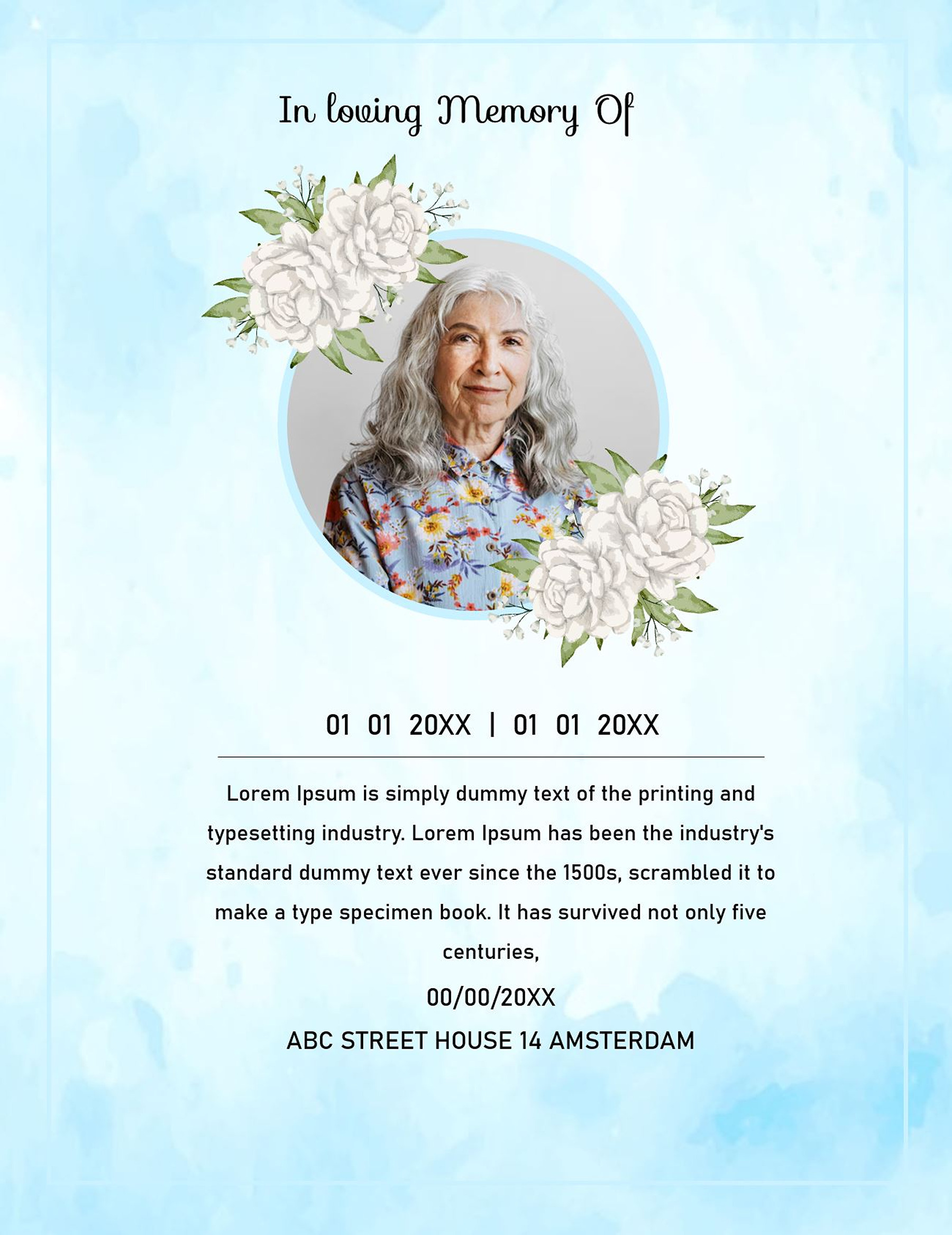 Free Funeral Invitation Templates (Word, Google Docs)