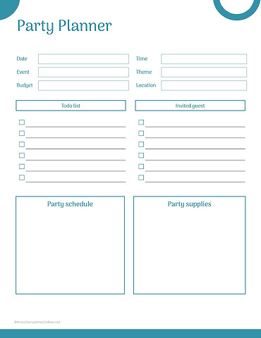 Plan Like a Pro: 10 Free Event and Party Planning Checklists