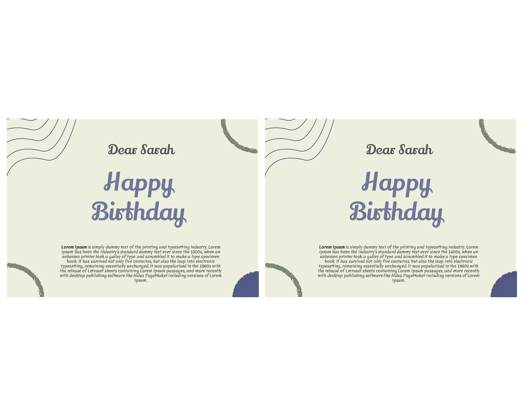 20 Free Birthday Card Templates (Editable, Print-ready)