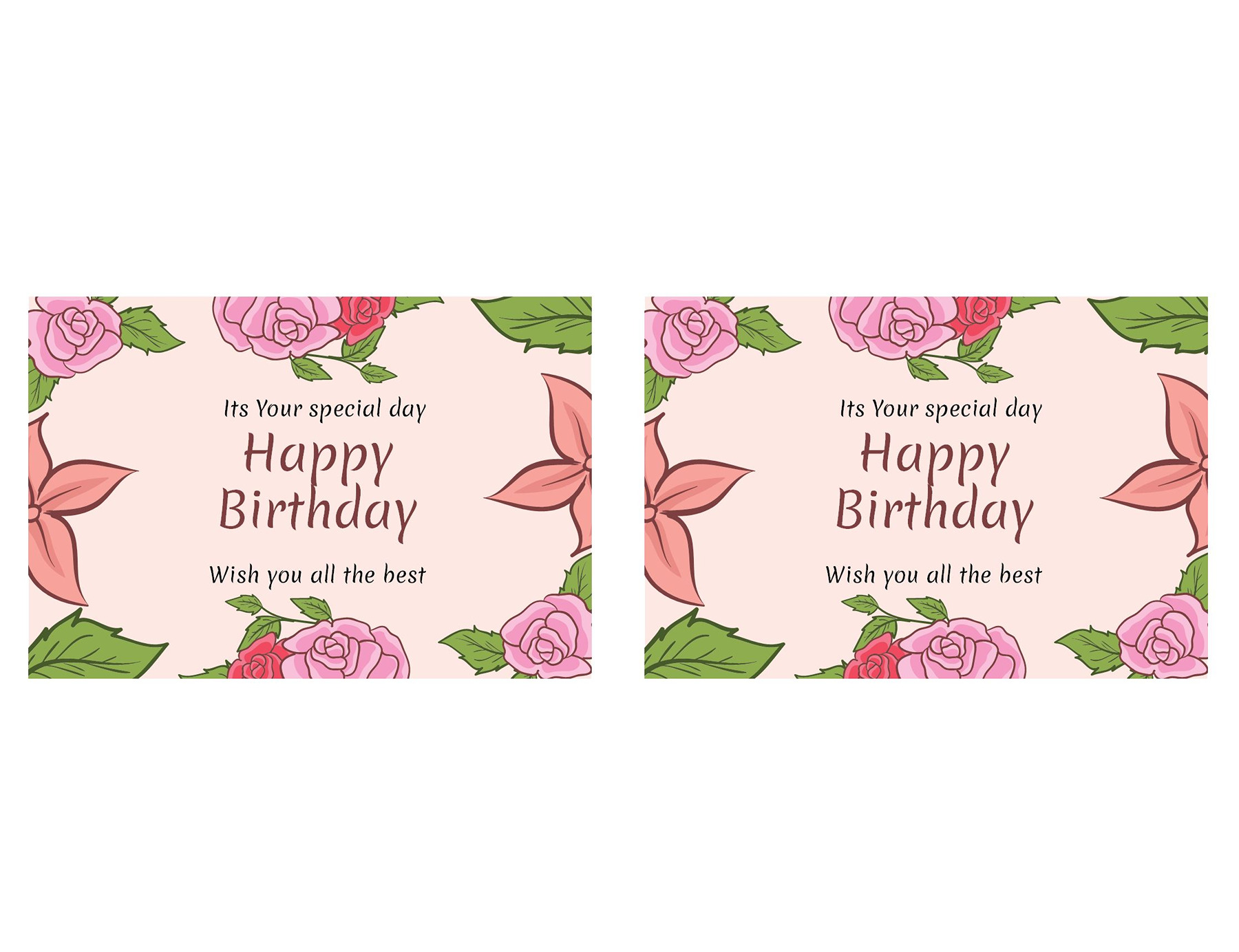 20 Free Birthday Card Templates (Editable, Print-ready)