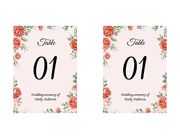 20 Free Table Tent Templates (Edit & Printable)