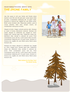 7 Amazing Family Newsletter Templates (Word - PDF)
