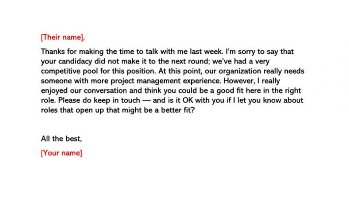 30 Best Polite Job Rejection Letter Samples (Guidelines)