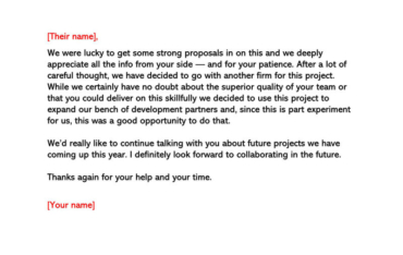 30 Best Polite Job Rejection Letter Samples