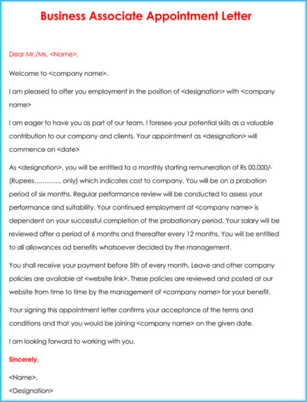 12 Samples of Business Appointment Letters (Writing Tips)