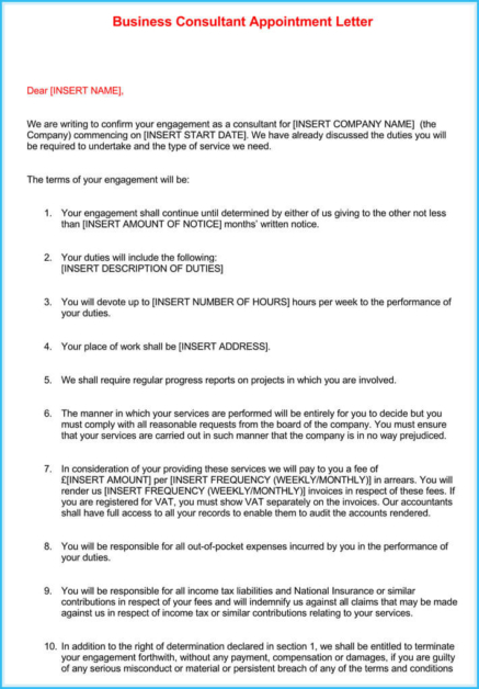 12 Samples of Business Appointment Letters (Writing Tips)