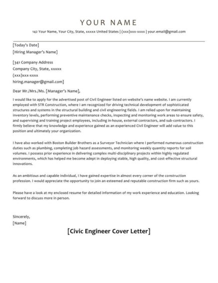 63+ Job Winning Cover Letter Examples