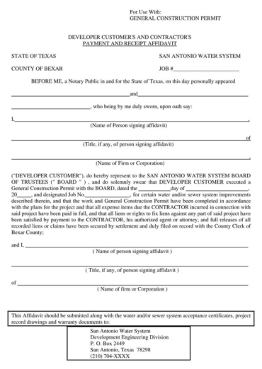 18+ FREE Contractor Receipt Templates (Word | PDF)