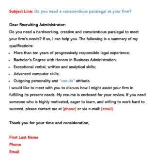 32 Email Cover Letter Samples | How to Write (Examples)