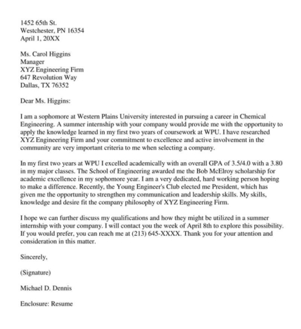 Summer Job Cover Letter Examples (Writing Tips)