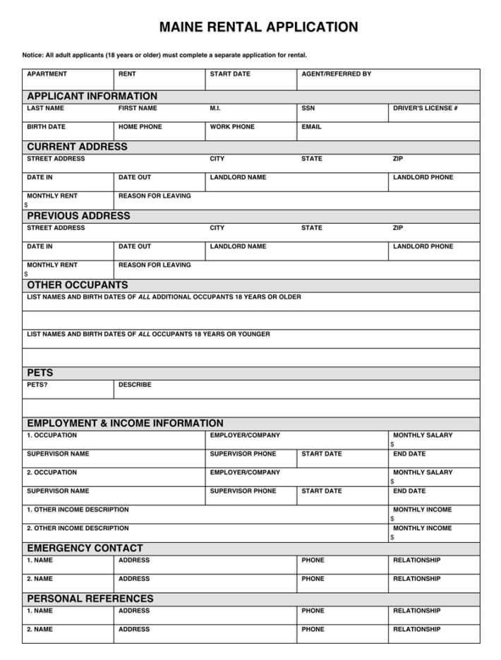 Free California Rental Application Forms [Laws & Obligations]