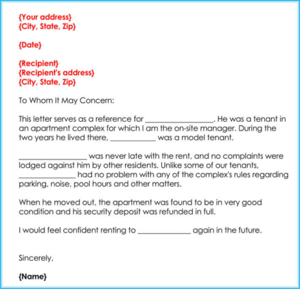 19 Outstanding Examples of Reference Letter from Manager