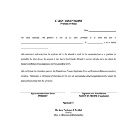 38 Free Promissory Note Templates & Forms