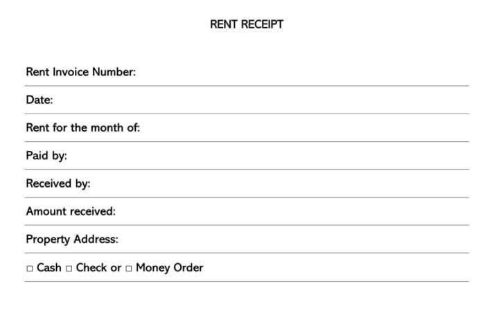 50+ Free Rent Receipt Templates [Printable] - Excel | Word | PDF