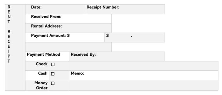 50+ Free Rent Receipt Templates [Printable] - Excel | Word | PDF