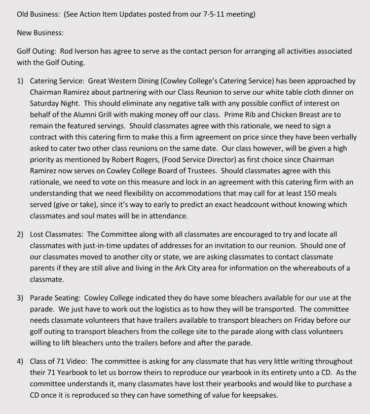 Free Reunion Agenda Templates (Family, College, Friends)